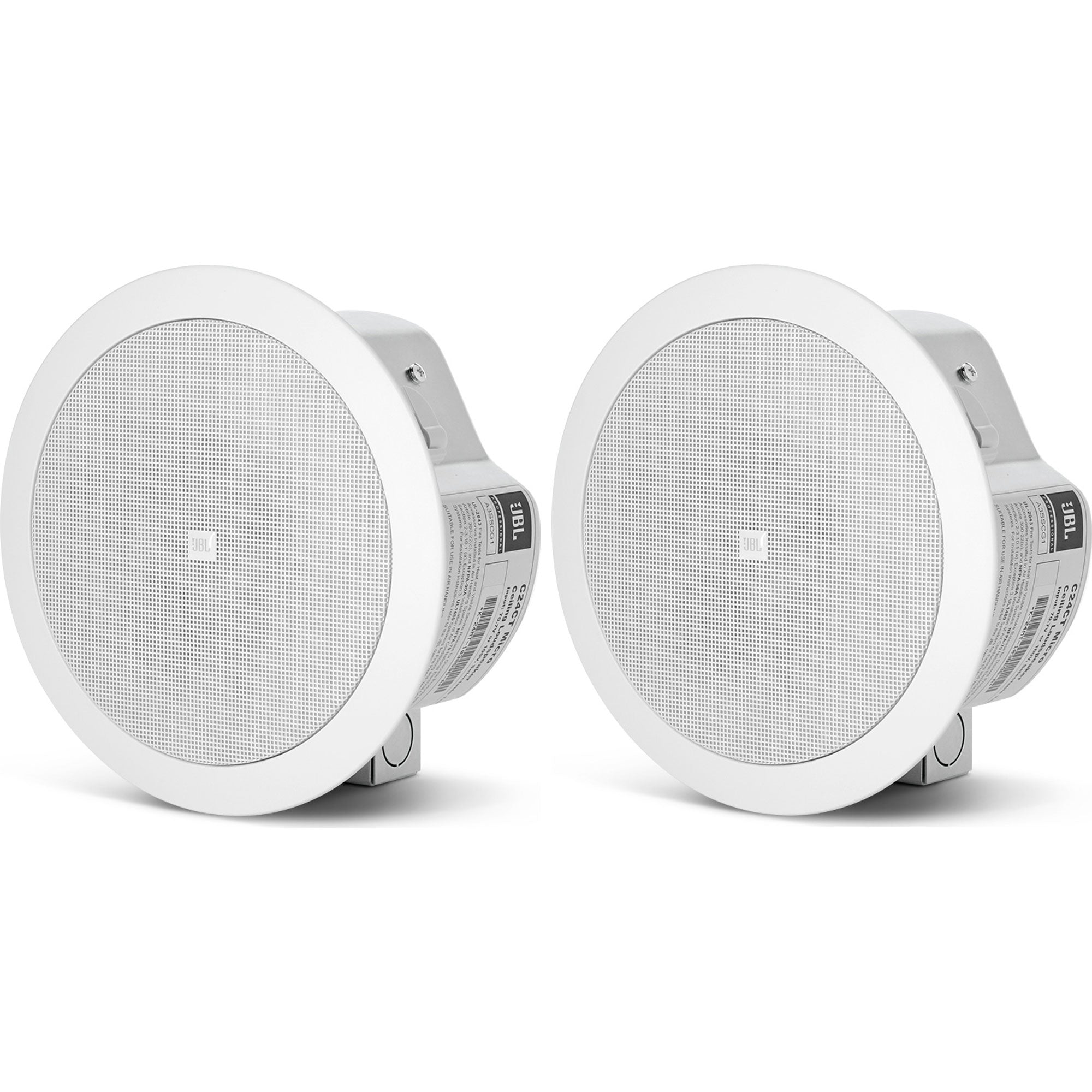 JBL Control 24CT Micro 4.5" 2-Way Low-Profile In-Ceiling Loudspeaker ...