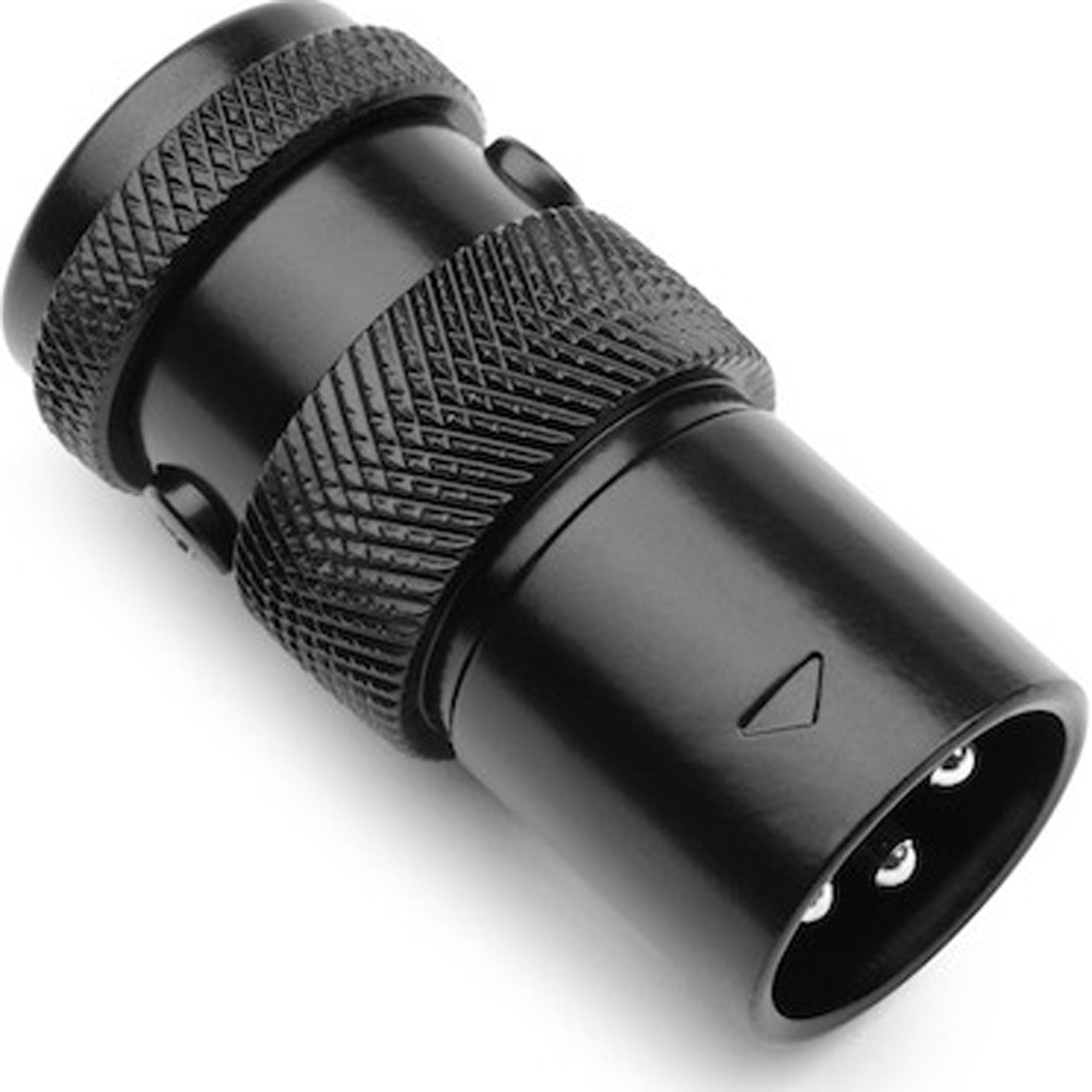 SquarePlug SPX-MBK Low-Profile True Heavy-Duty All Metal 3-Pin Male XLR ...