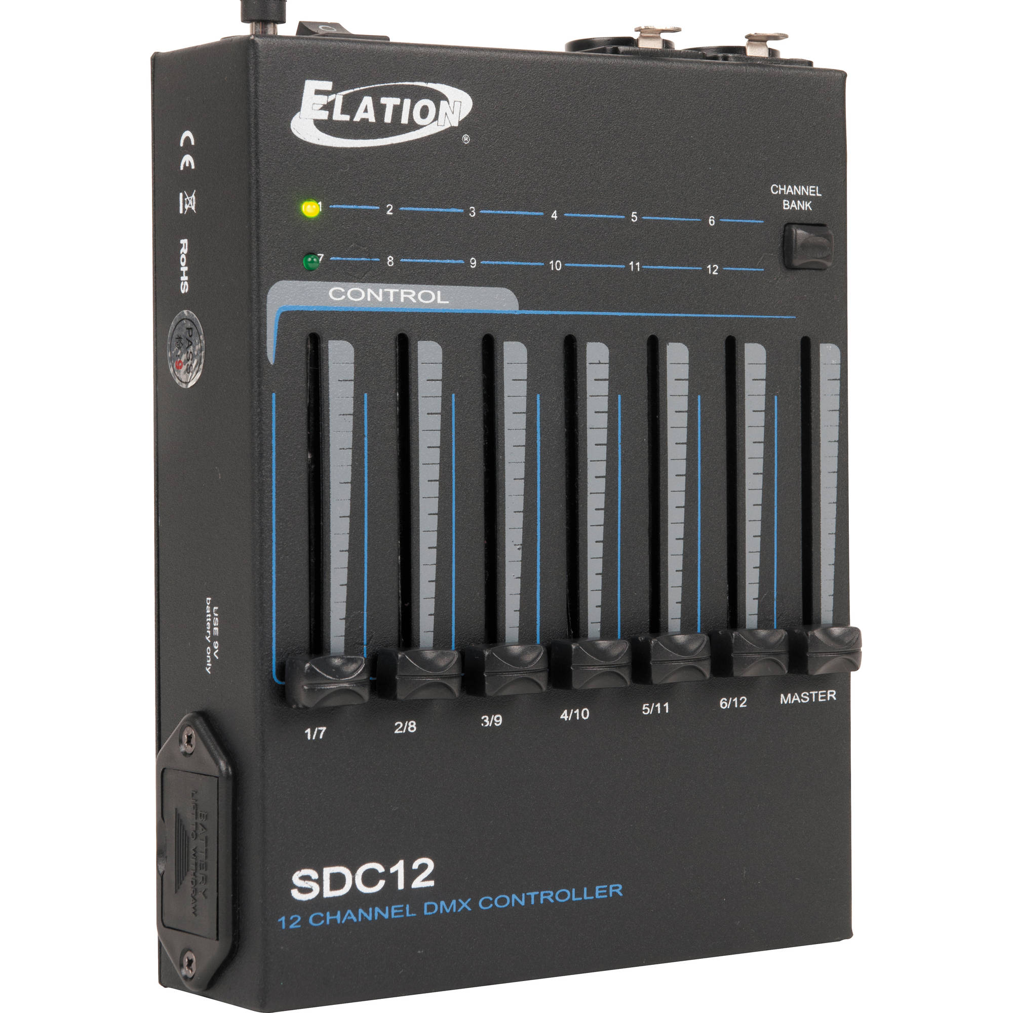 Elation SDC12 12-Channel Basic DMX Controller | Performance Audio